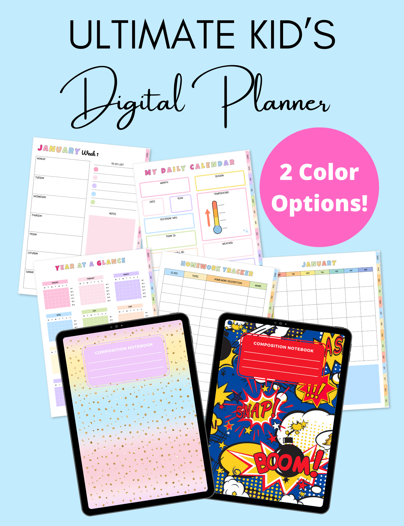 The Ultimate Kid's Digital Planner – Jessica Autumn