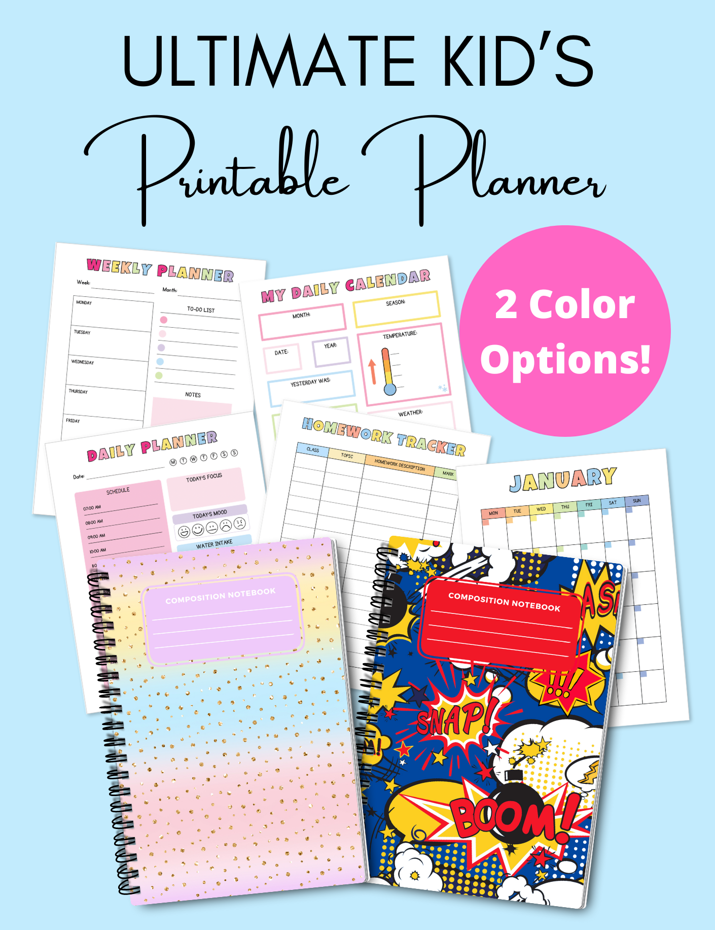 The Ultimate Kid's Printable Planner – Jessica Autumn