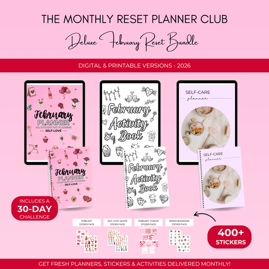 The Monthly Reset Planner Club – Jessica Autumn Planners