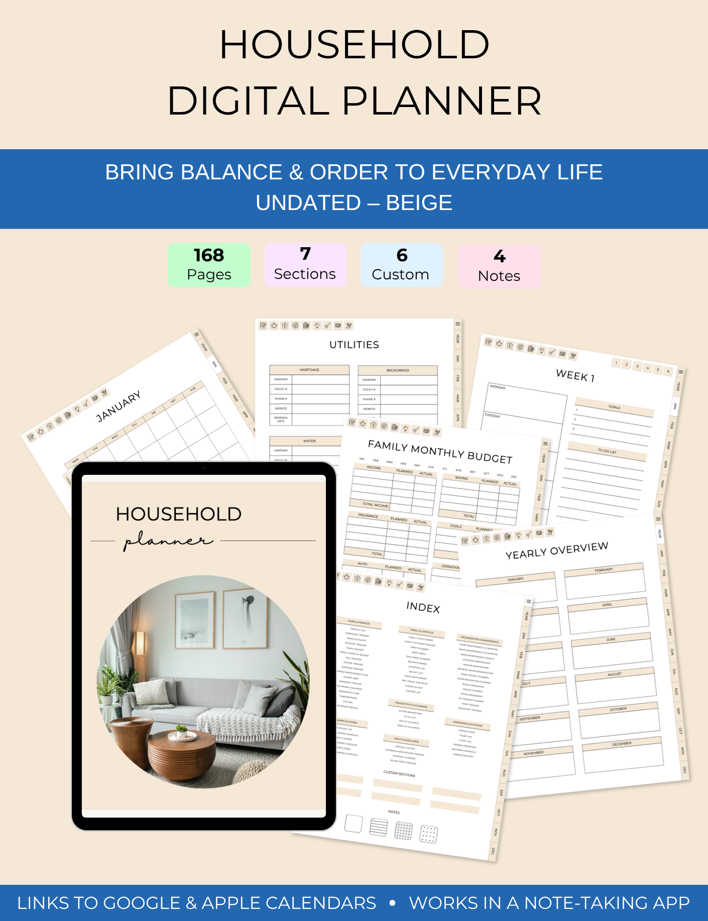 Household Digital Planner – Jessica Autumn Planners