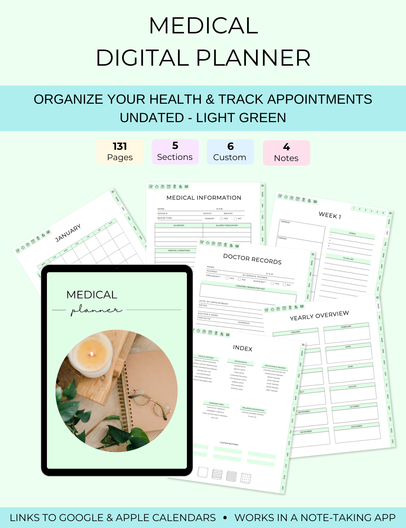 Medical Digital Planner – Jessica Autumn Planners