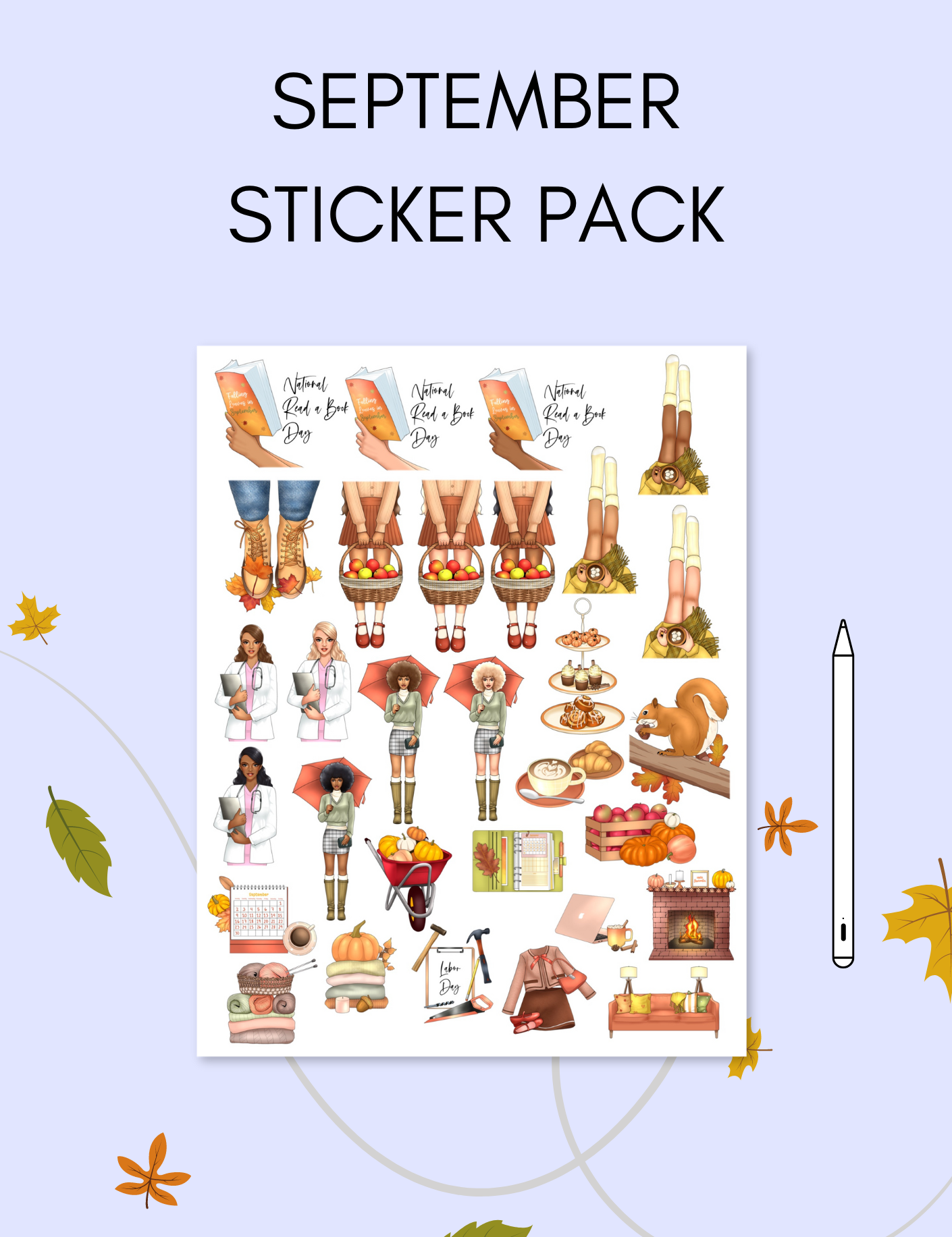 September Sticker Pack – Jessica Autumn Planners