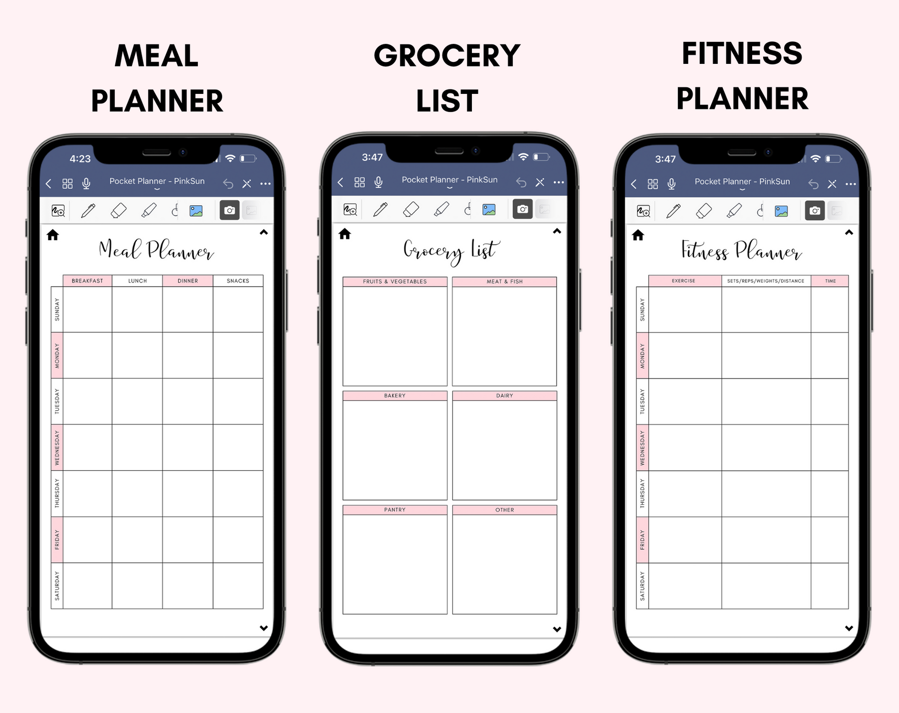 Digital Phone Planner Bundle – Jessica Autumn Planners