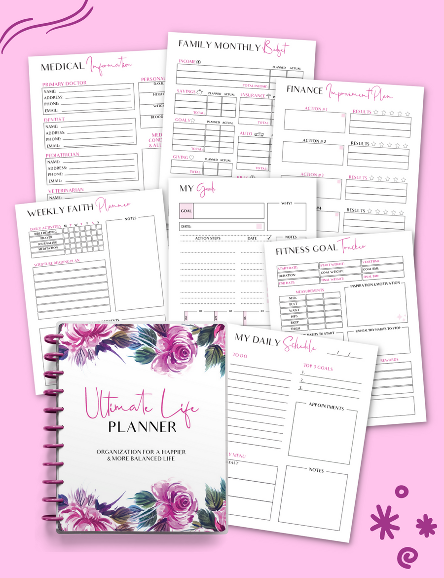 Printable Planners – Jessica Autumn Planners